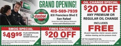 Castrol Express Lube Coupons - Current